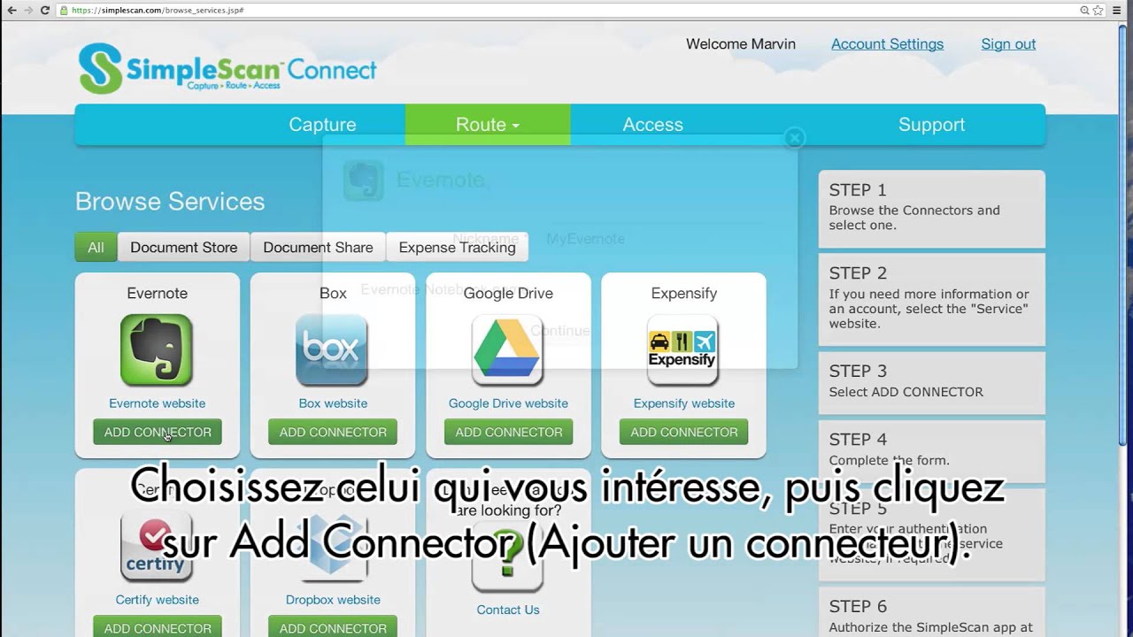 Adding Connectors Français Simplescan Tutorials Youtube