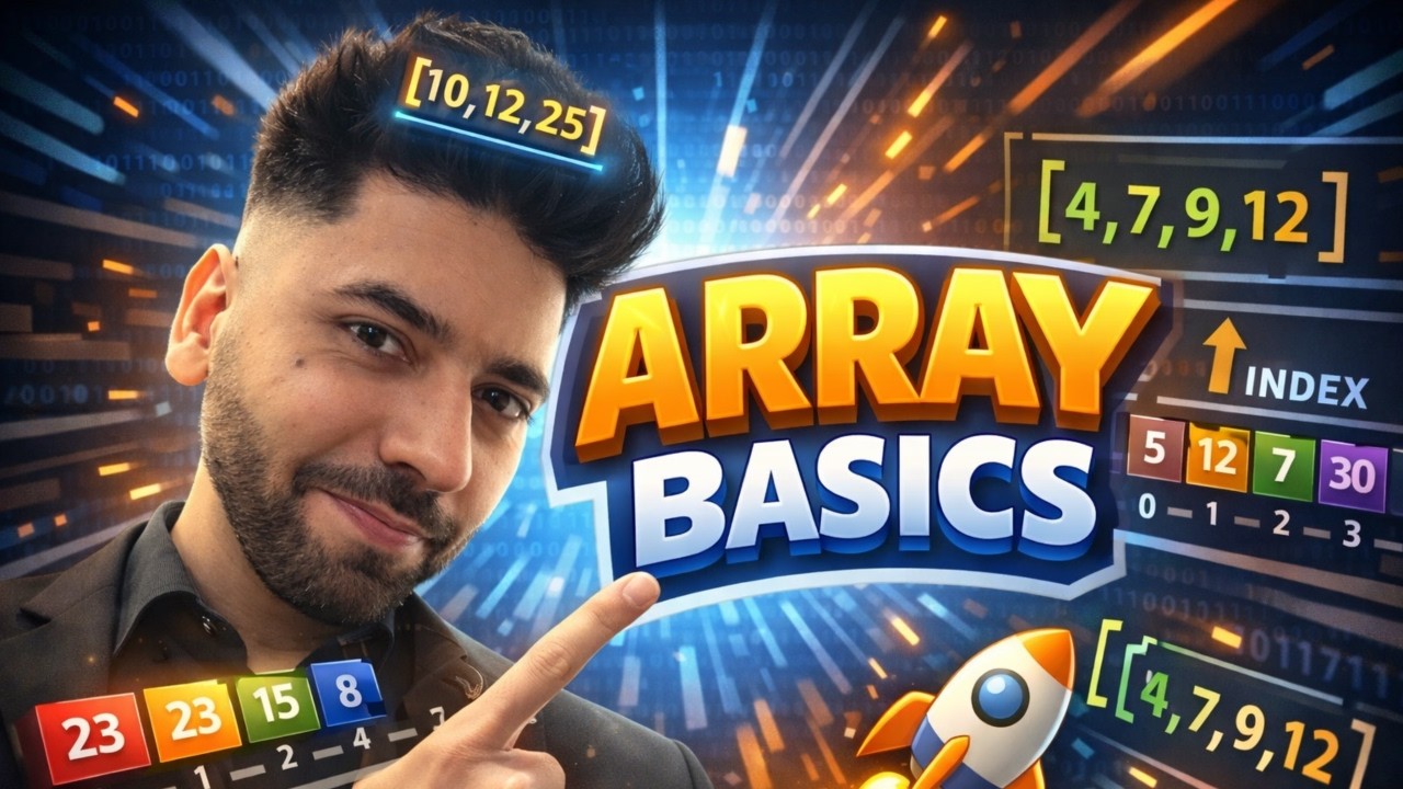 Array Data Structure Introduction E 01 Dsa Youtube