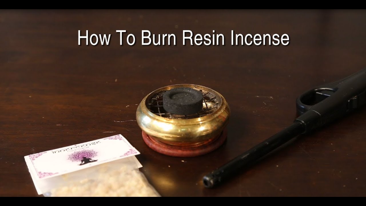 How To Burn Resin Incense Innercense Youtube