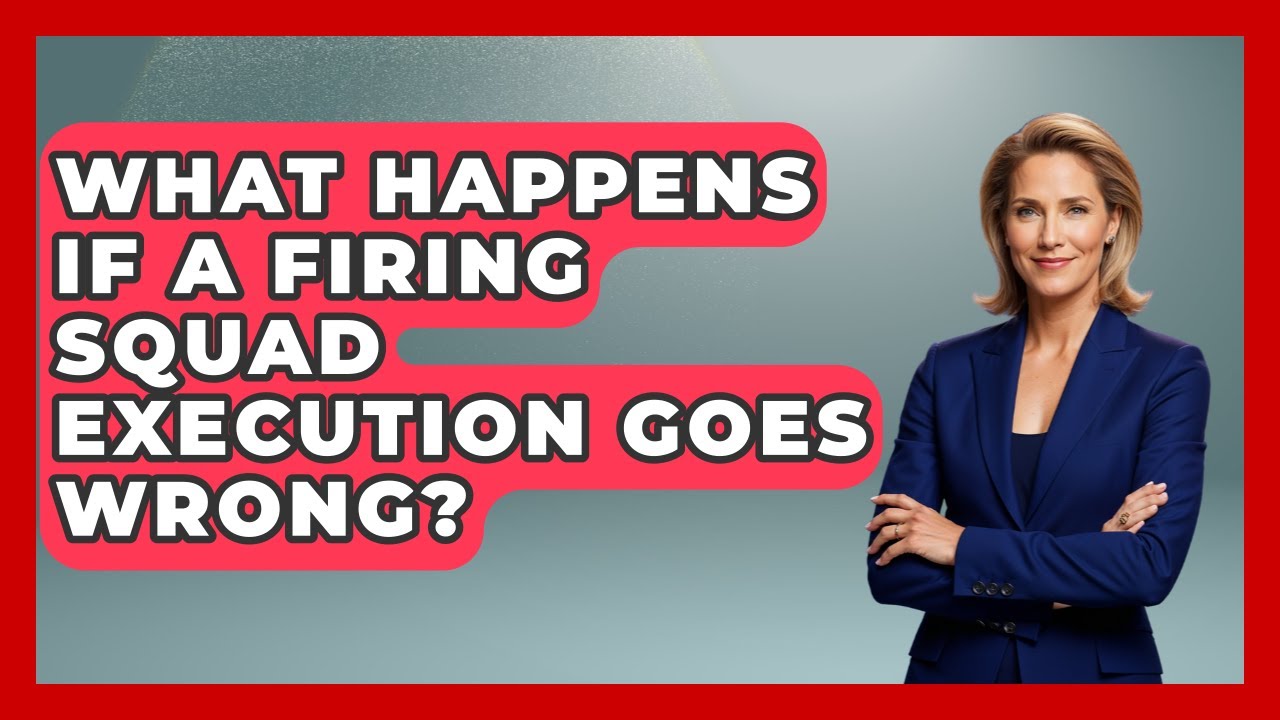 What Happens If A Firing Squad Execution Goes Wrong Jail Prison