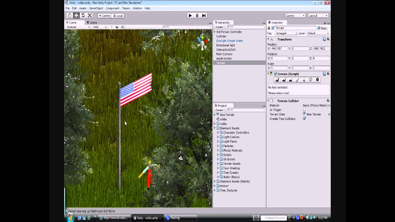 Unity 3d Flag Tutorial Youtube