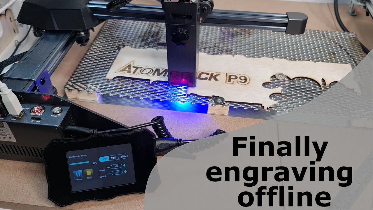 Atomstack P9 Initial Though Setup Youtube