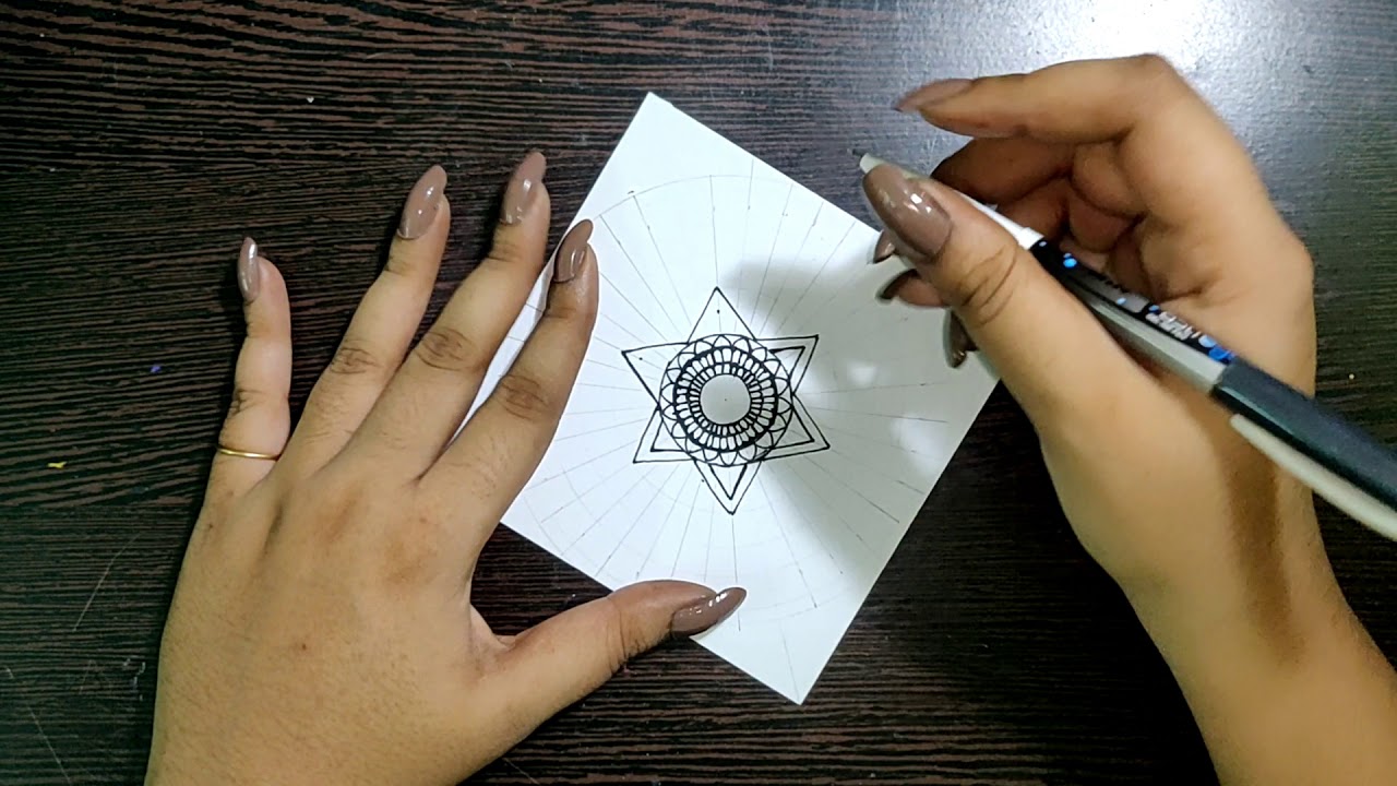 Easy Mandala For Beginners Step By Step Tutorial