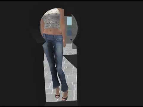 Desperate Not To Pee In Her Tight Jeans She Submits In The End And Is