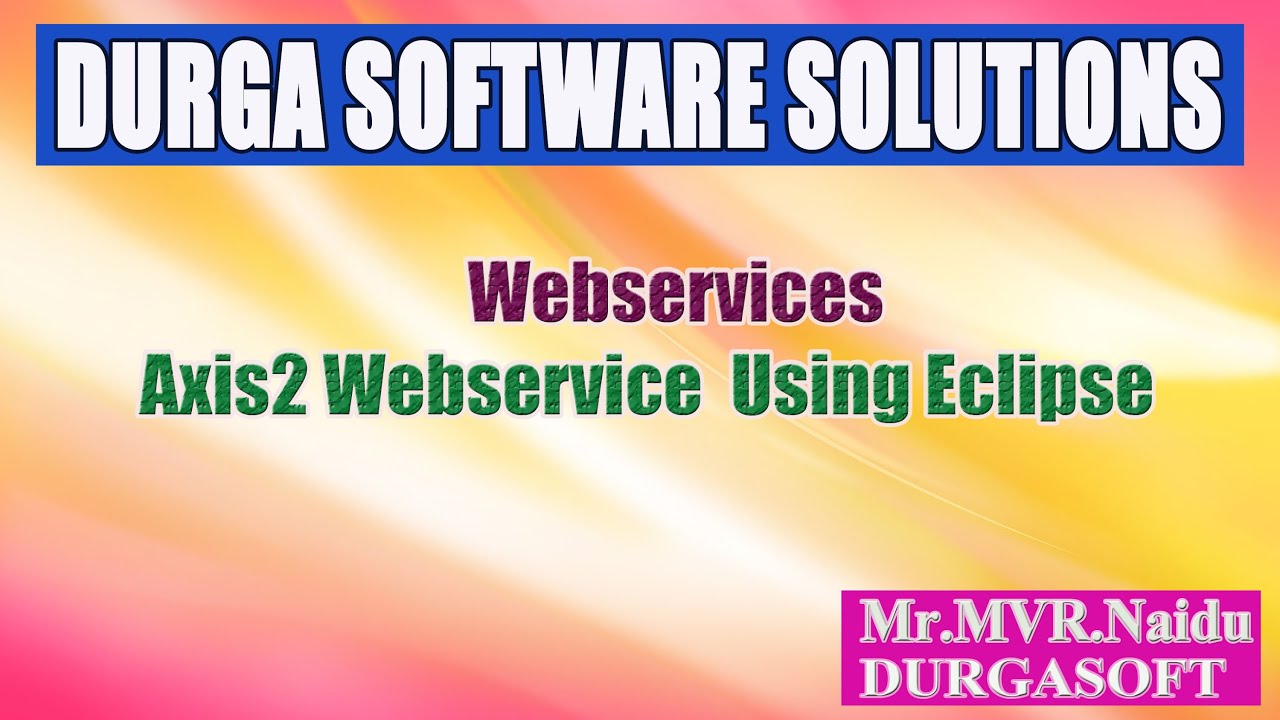 Webservices Axis2 Webservice Using Eclipse Youtube