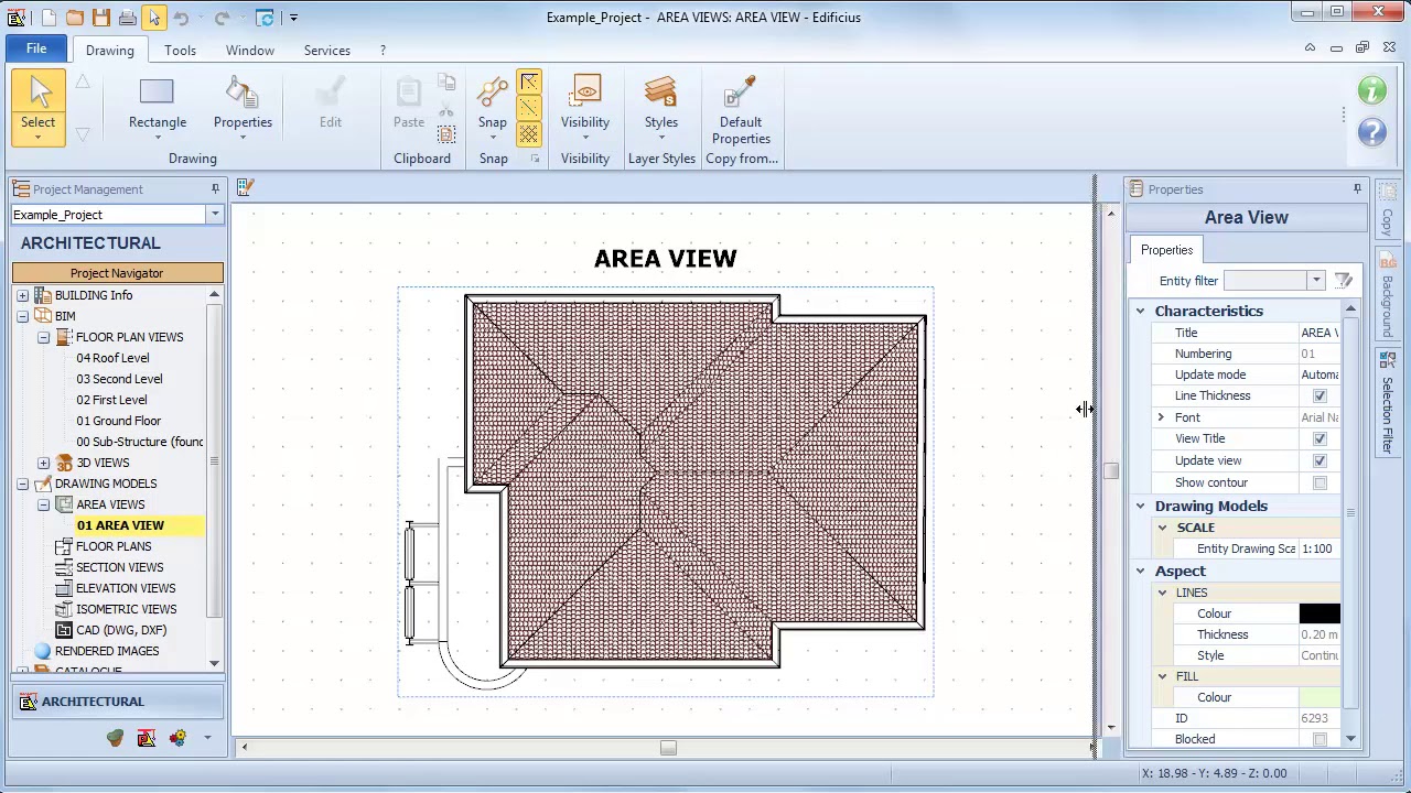 Edificius Tutorial The Area View Acca Software Youtube