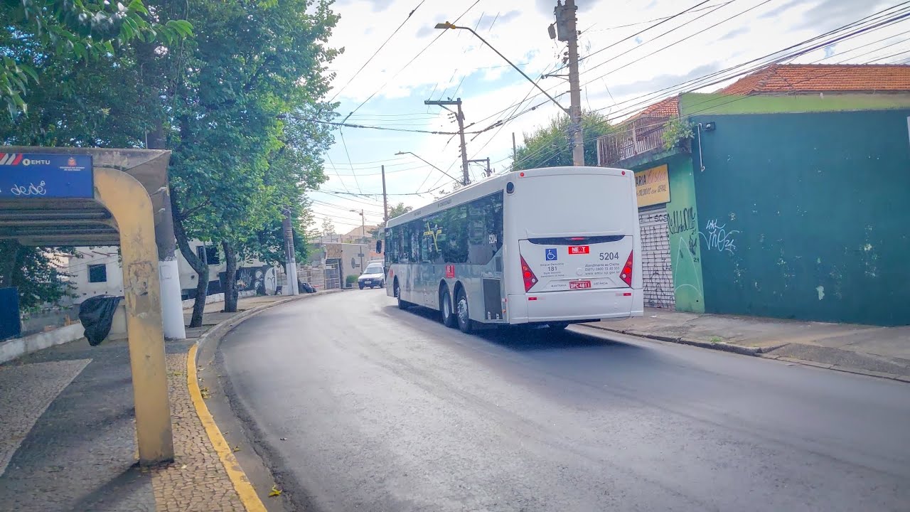 Parada Manila Rua Oratório Movimentação De ônibus Youtube
