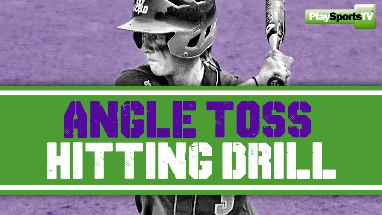 Softball Drills Angle Toss Hitting Drill Youtube