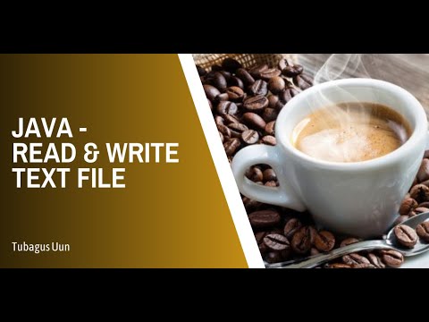 Java Read Write Text File Youtube