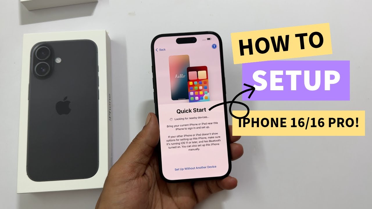 How To Set Up Your New Iphone 16 16 Pro Easy Fun Youtube