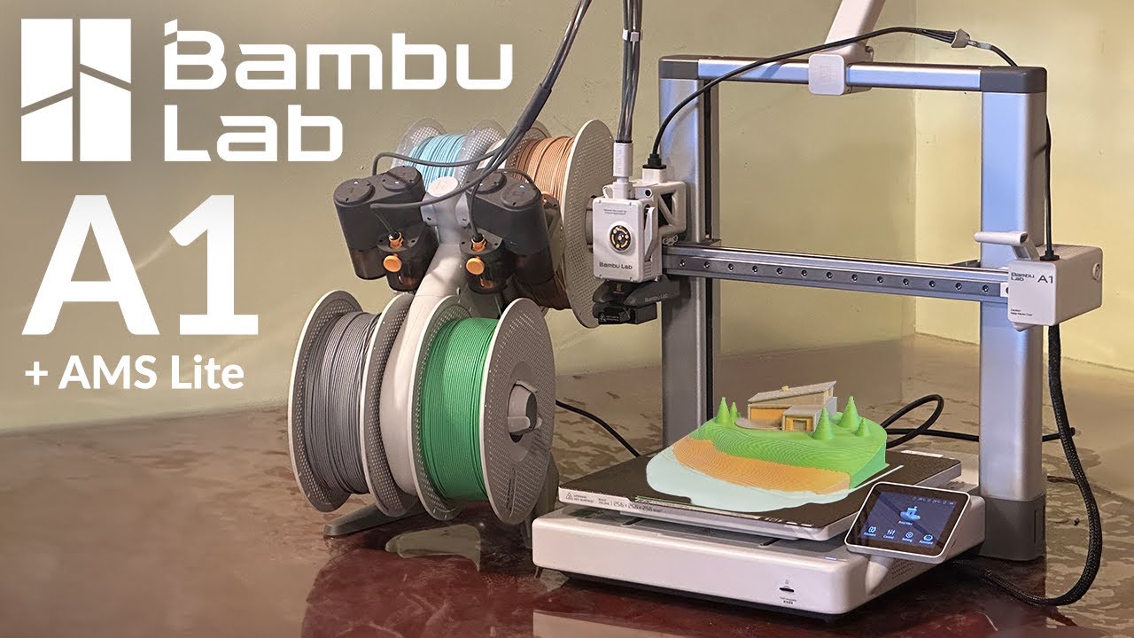 My 1 Favorite 3d Printer Bambu Lab A1 Ams Lite Review Youtube