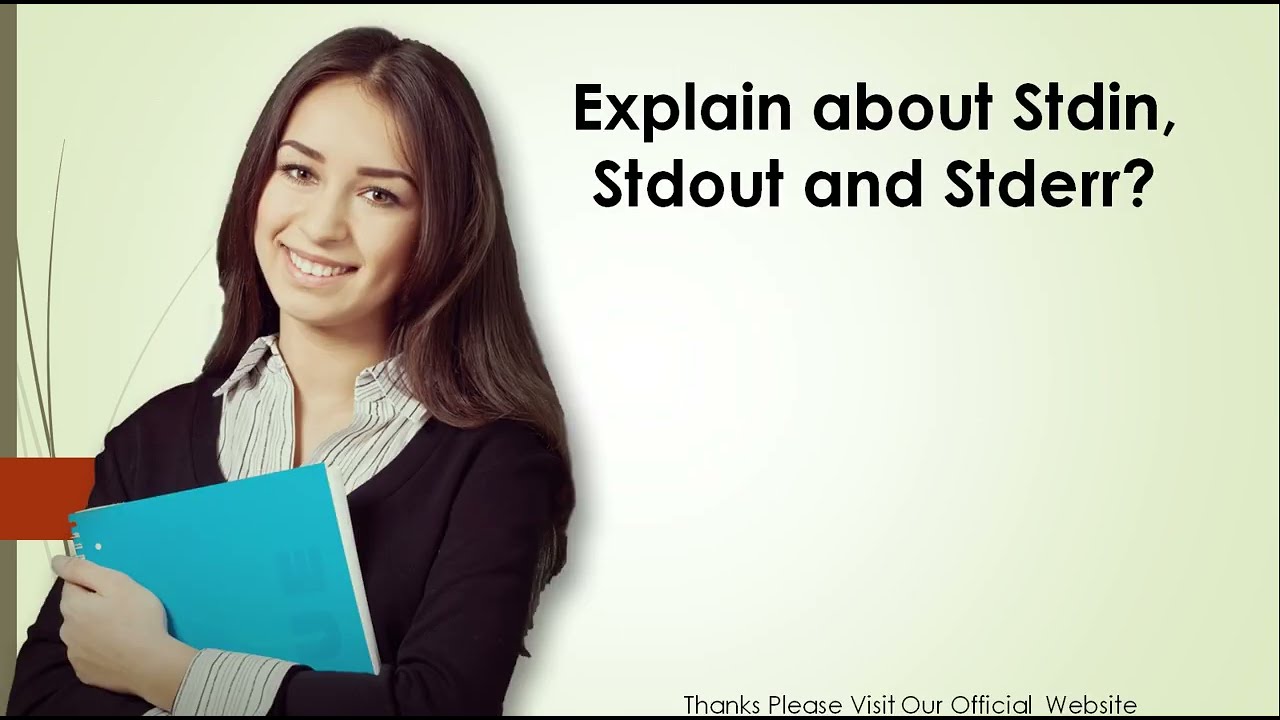 Explain About Stdin Stdout And Stderr Youtube