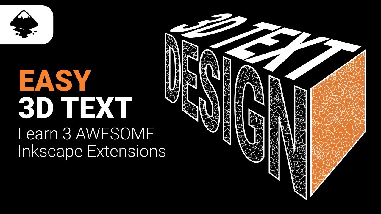 Quick Easy Perspective 3d Text In Inkscape Youtube