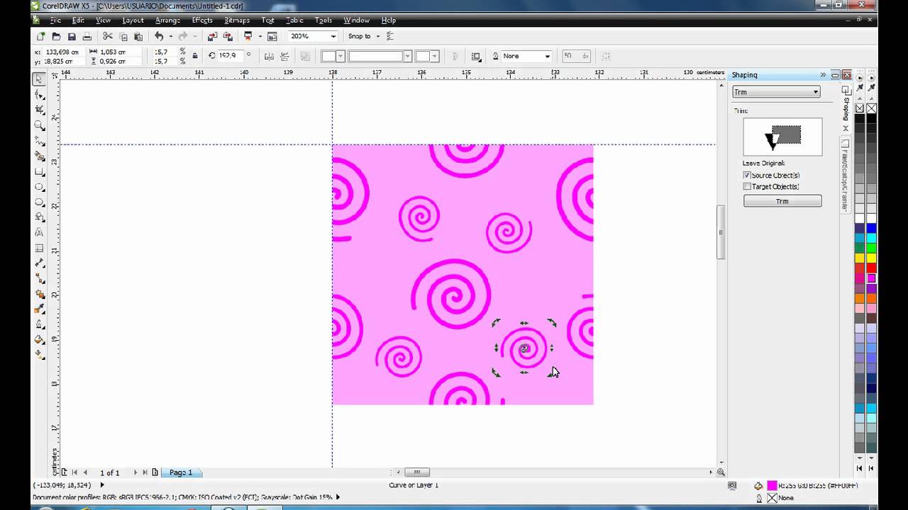 Create Seamless Pattern Coreldraw Youtube