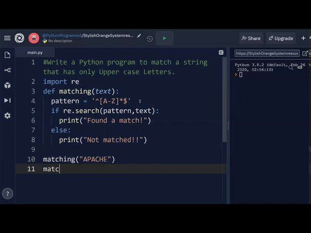 Matching Uppercase And Lowercase Letters Activities Python Code