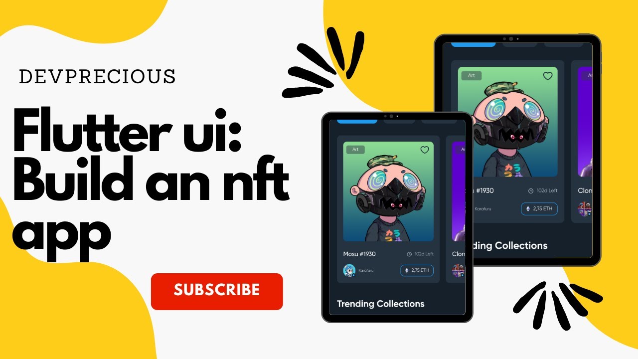 Flutter Ui Build An Awesome Nft App Youtube