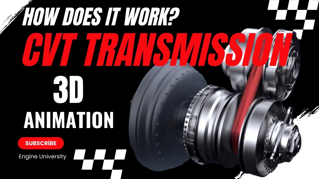 Cvt Transmission Working Principle How Does It Work 3d Animation