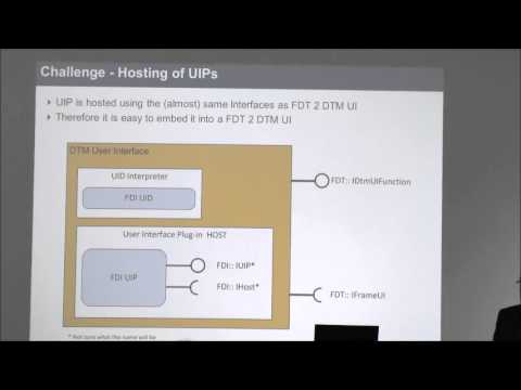 Fdt Group Developer Forum 2013 Fdt2 Fdi Harmonization Part 1 Youtube