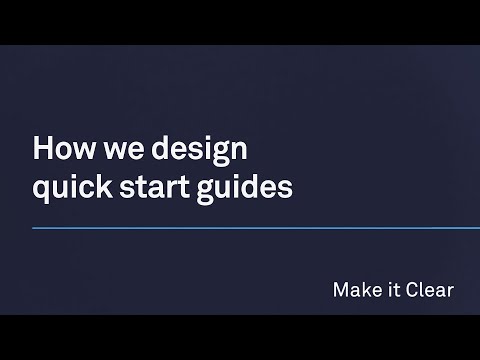How To Design Quick Start Guides Youtube