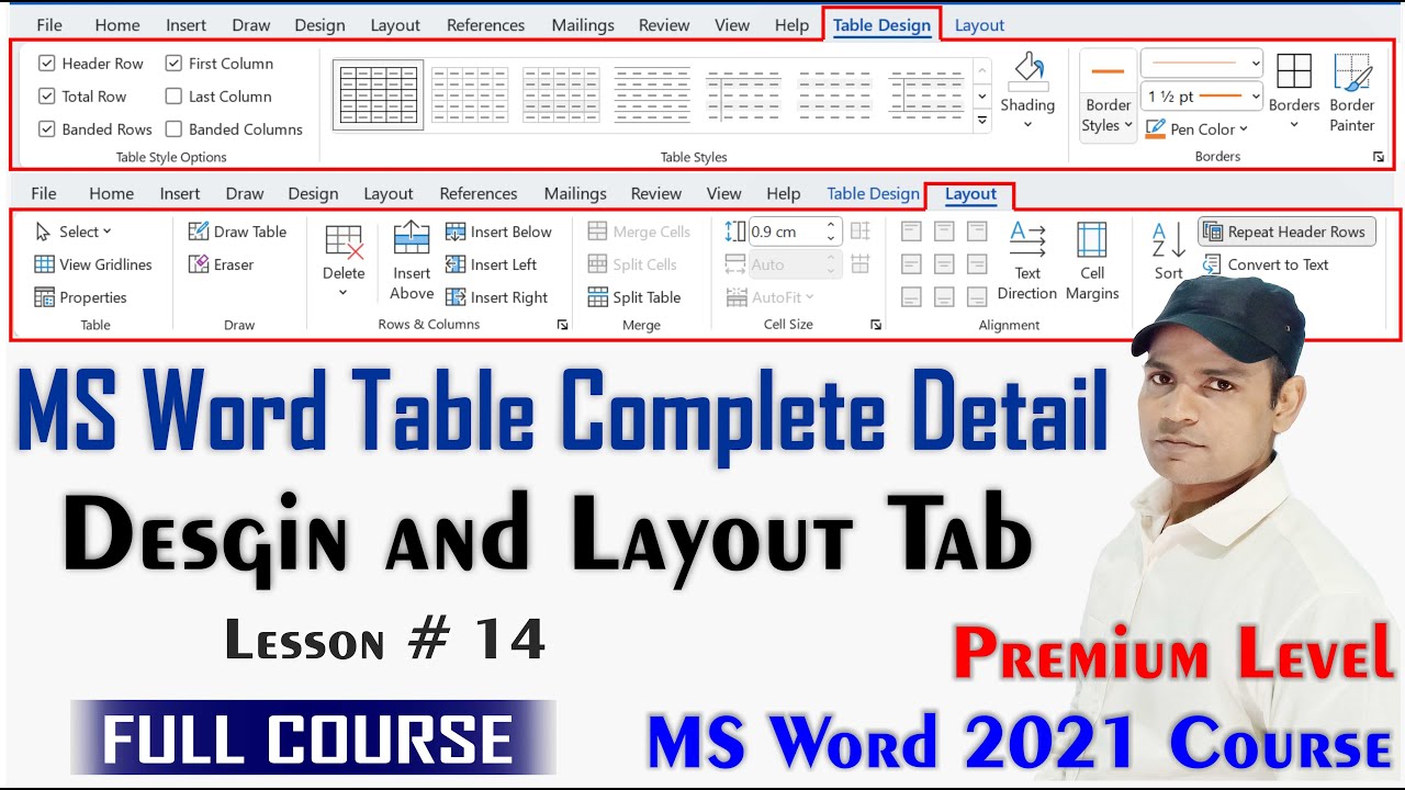 Table Design Tab In Word At Conrad Williams Blog