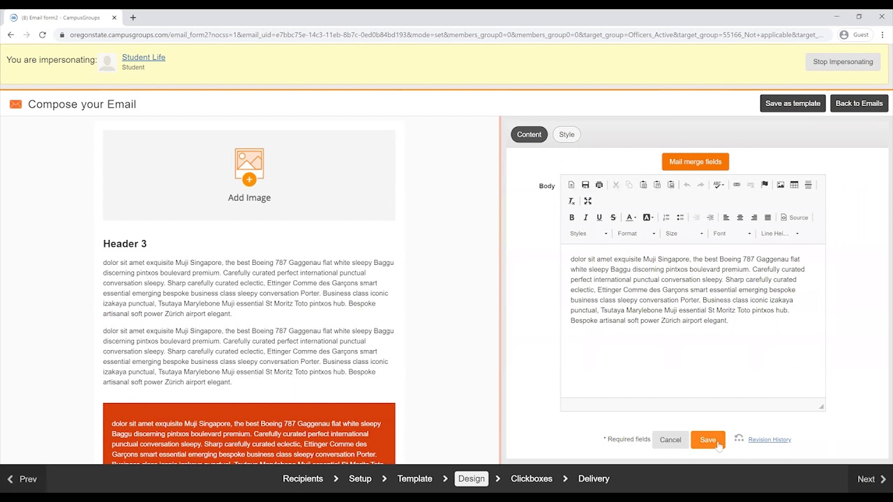 Campusgroups Tutorial Sending Emails Youtube