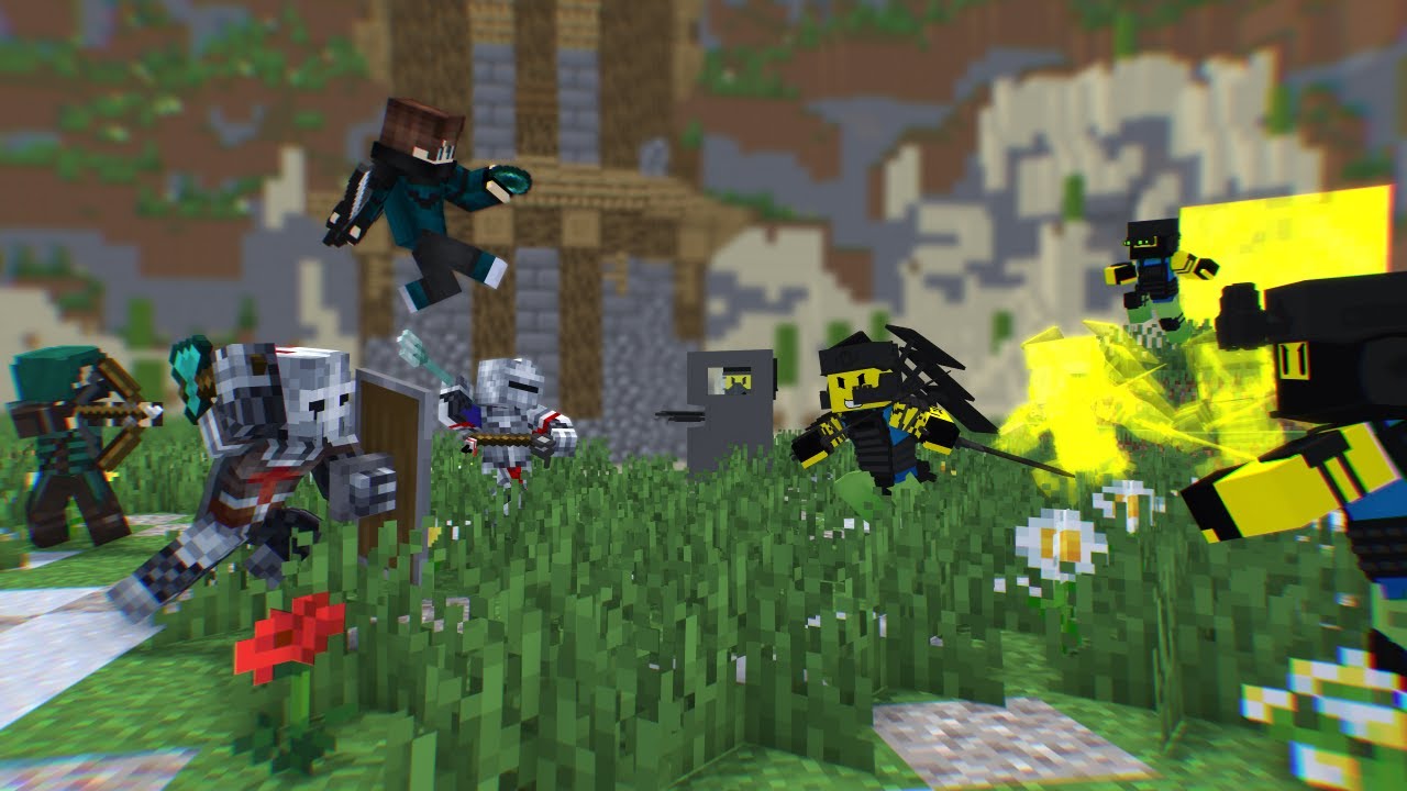 Imperishable Valour Minecraft X Roblox Dummies Vs Noobs Animation