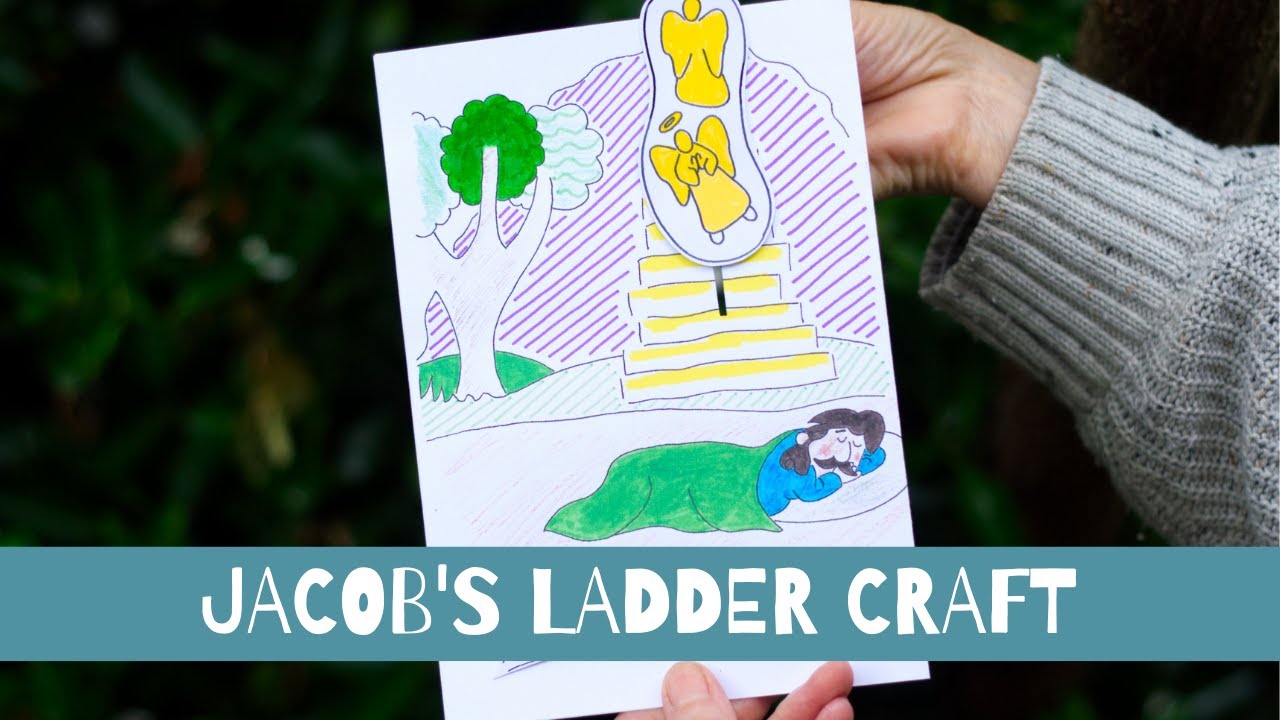 Jacobs Dream Bible Craft Jacob S Dream Picture Clue Read And Trace