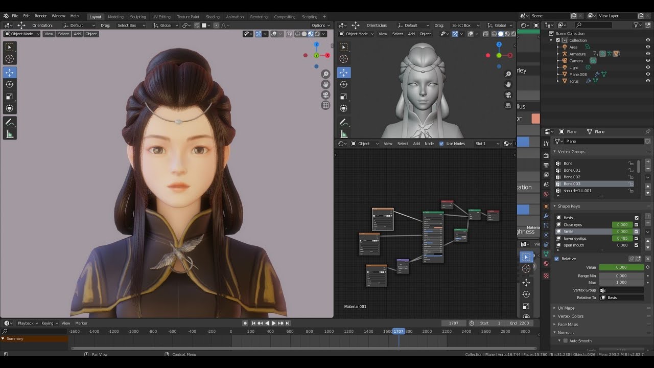 Blender 3d Game Character Creation Timelapse Youtube