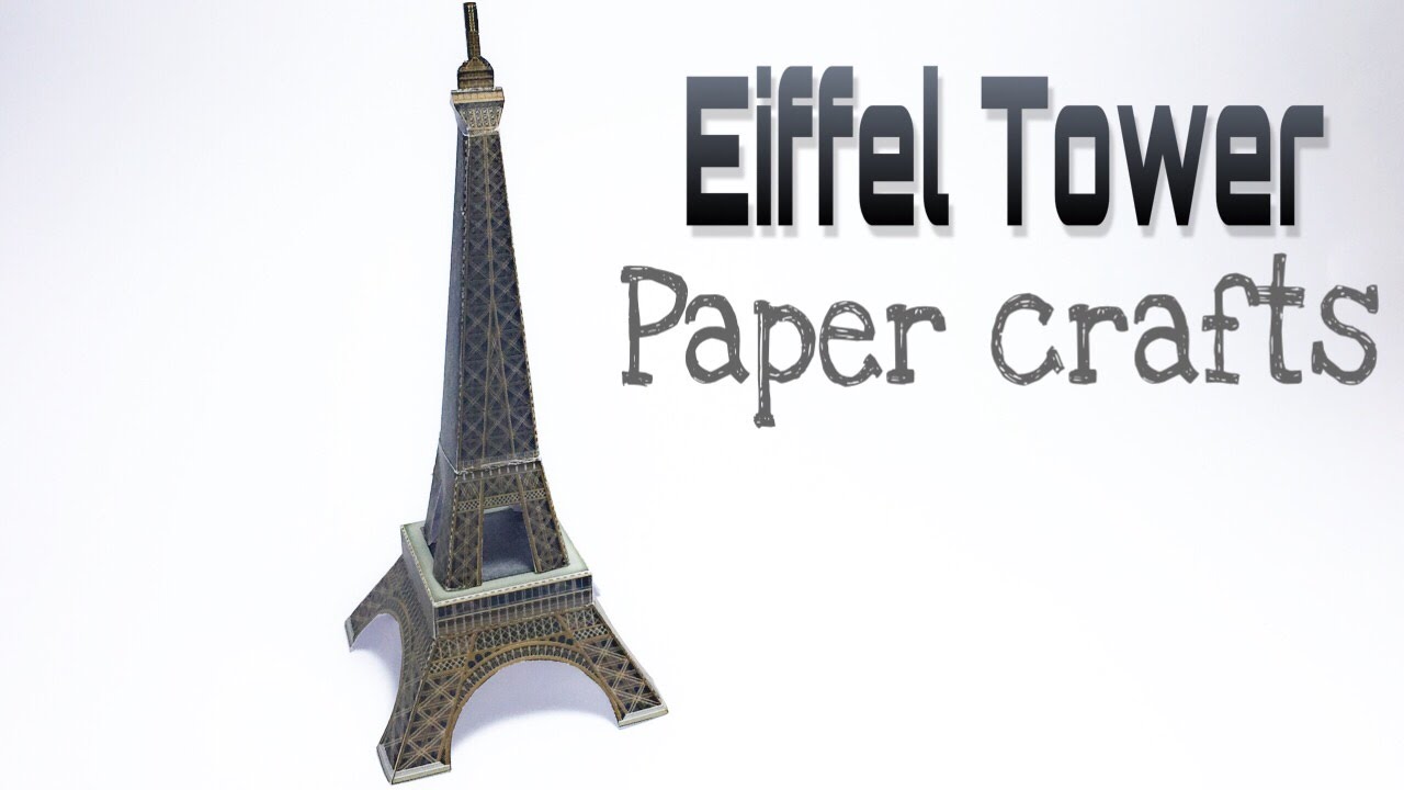 Eiffel Tower Paper Cutouts Eiffel Tower Sculpture Papercraft 3d