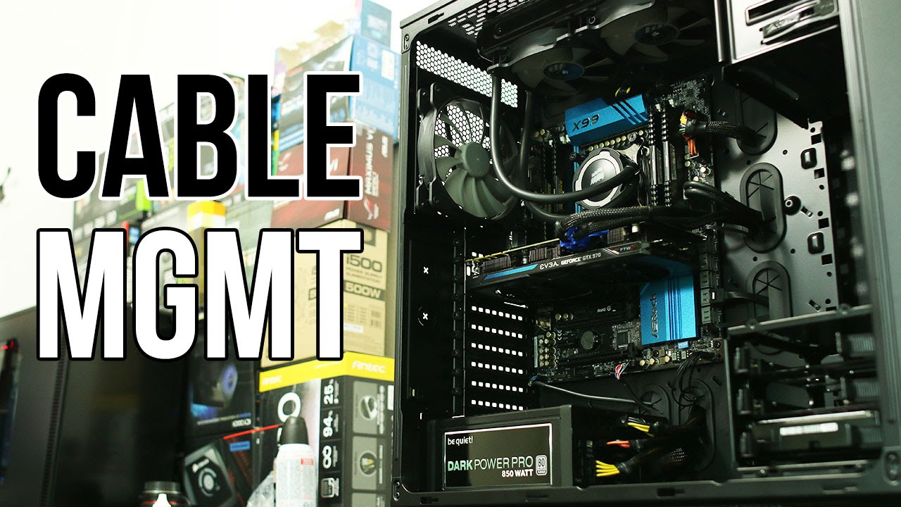 How To Cable Management Youtube