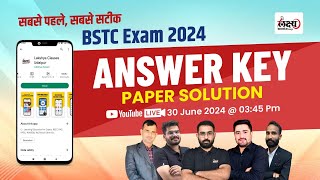 Bstc Answer Key 2024 Bstc Exam 2024 Live Paper Solution Bstc 2024 Exam ...
