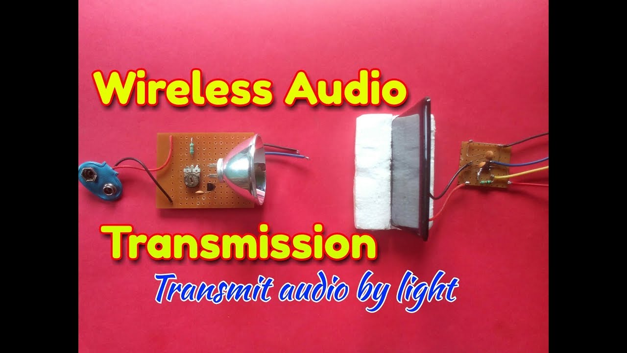 Wireless Audio Transmitter And Receiver Circuit Transmit Audio
