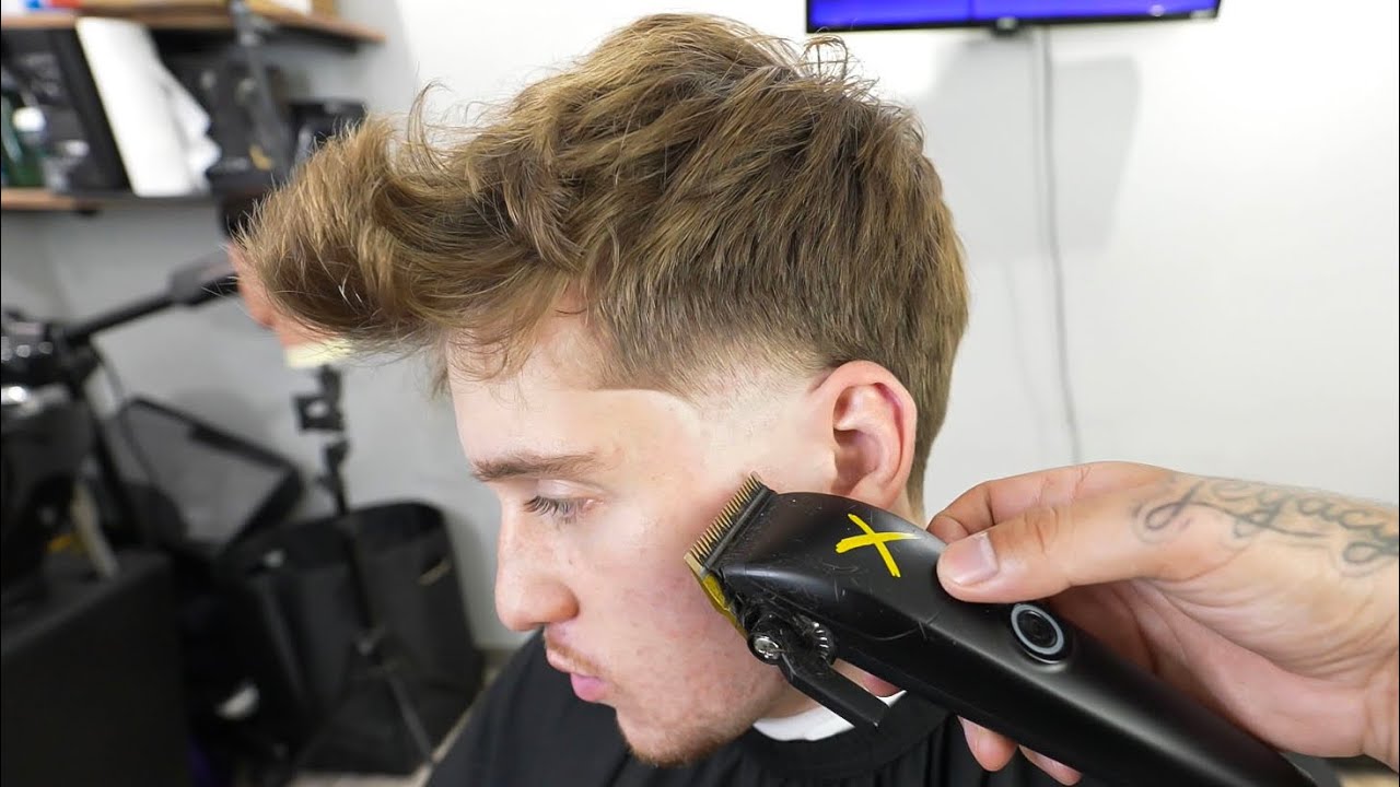 Textured Taper Fade Haircut Tutorial Youtube