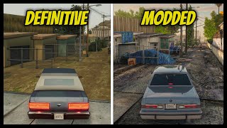 Gta San Andreas The Definitive Edition Vs Modded Graphics And Details ...