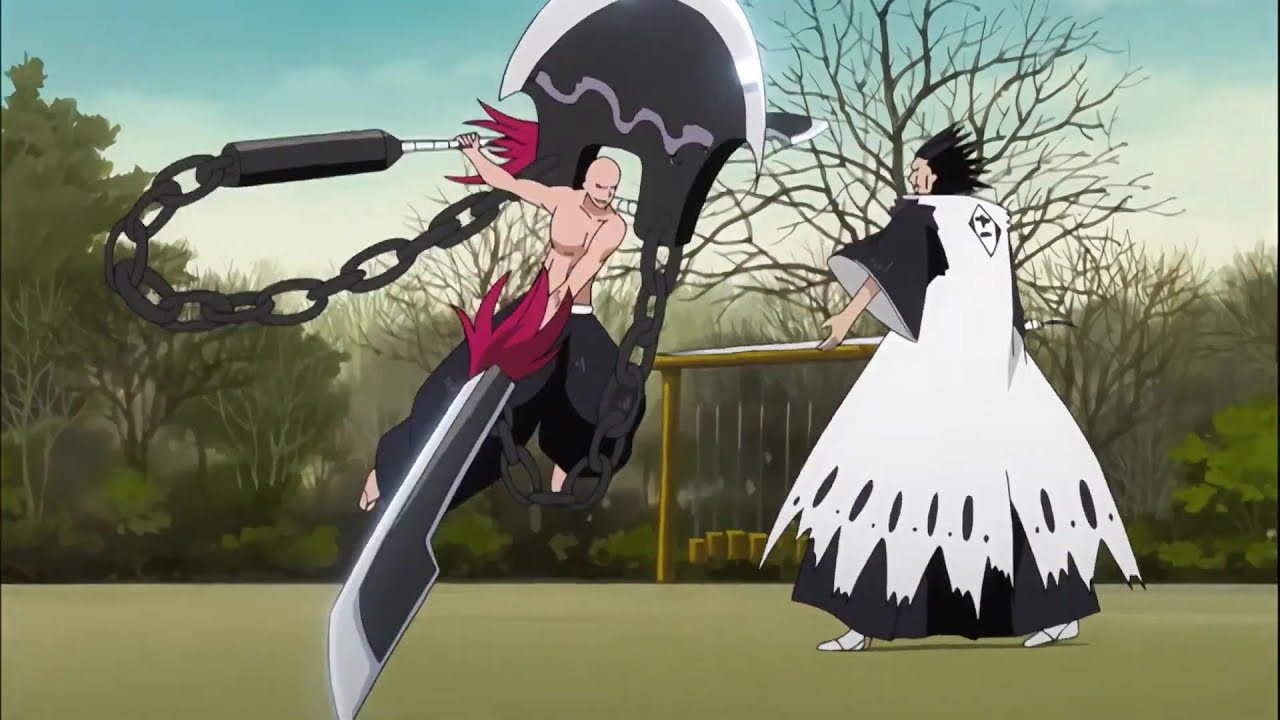Kenpachi Vs Ikkaku Bankai English Sub Youtube