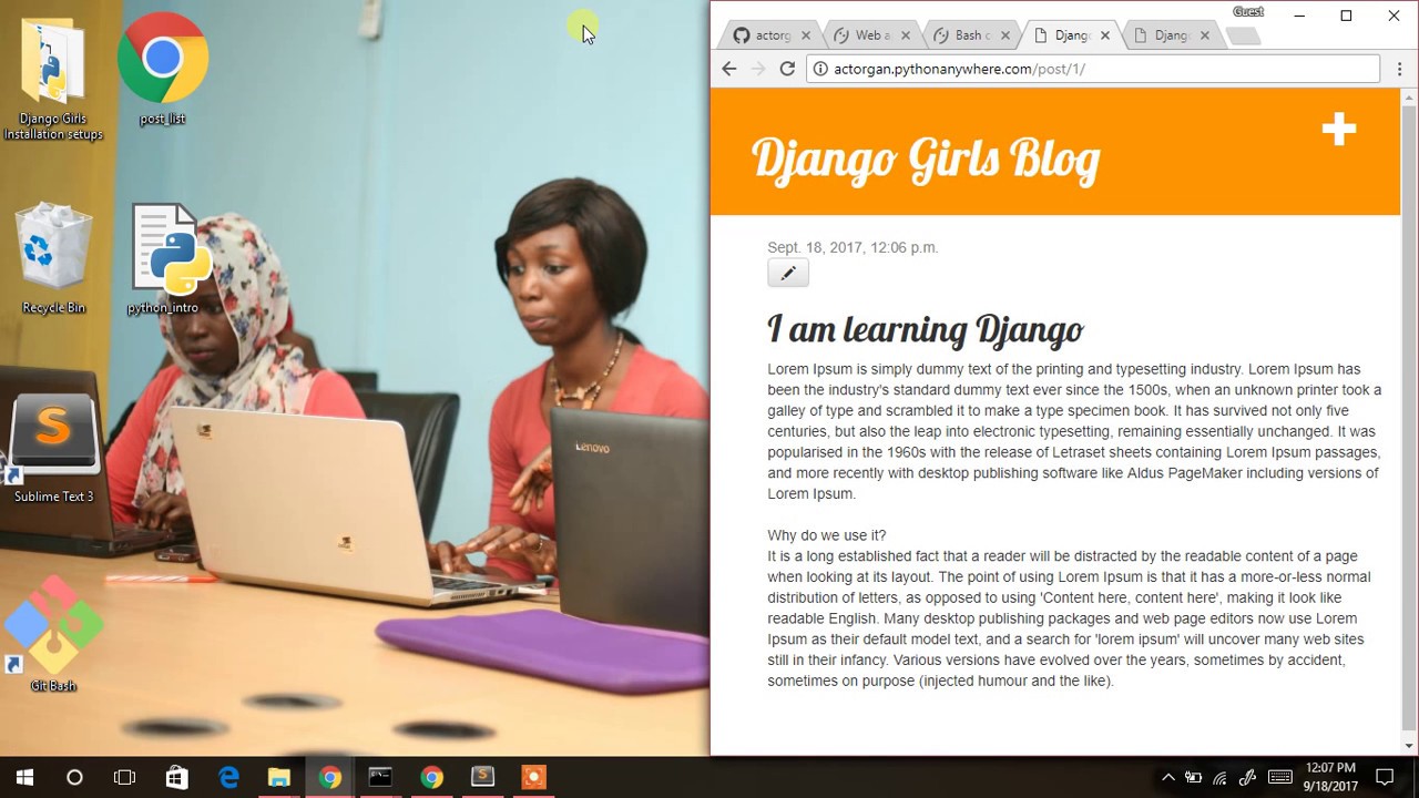 First Django Project Part 4 Youtube