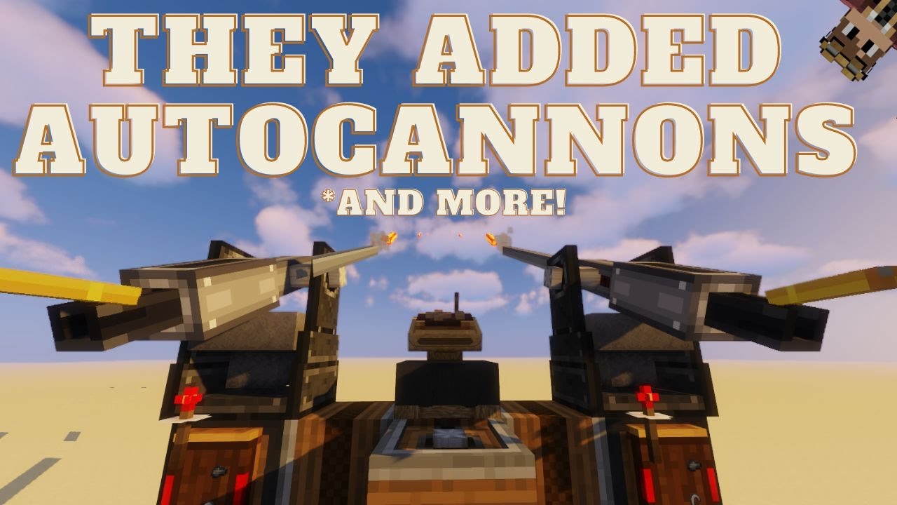Create Big Cannons Autocannons Youtube