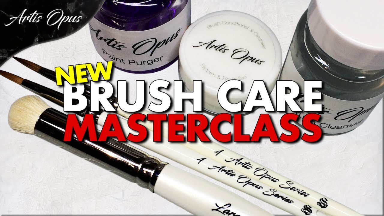 How To Clean Your Brushes New Masterclass Youtube