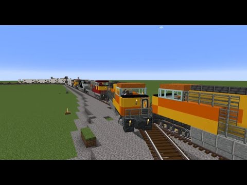 Minecraft Create Mod Kismet Train Collision Youtube