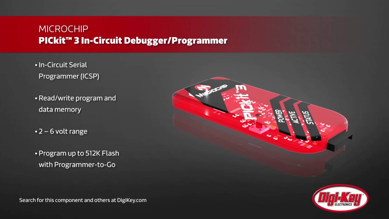 Microchip Pickit 3 Programmer Debugger Digi Key Daily Youtube