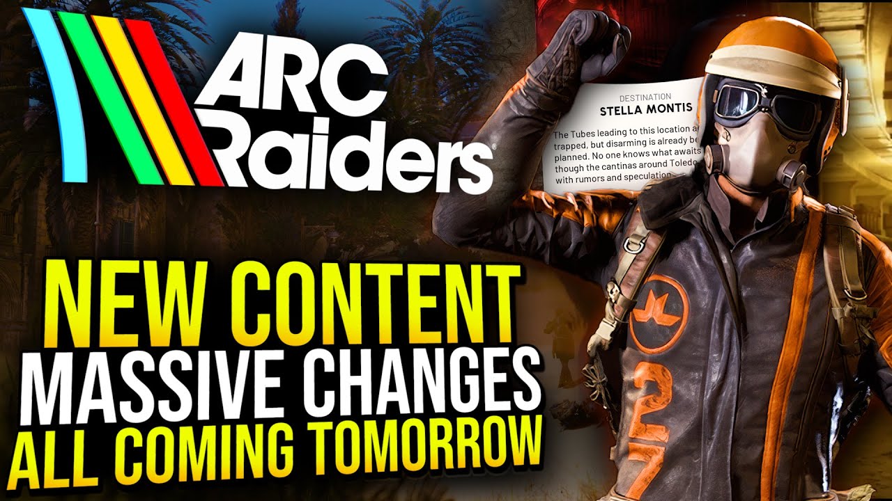 Arc Raiders Massive Update New Changes New Enemies New Weapons