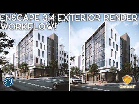 Exterior Rendering Workflow Enscape 3 4 Youtube