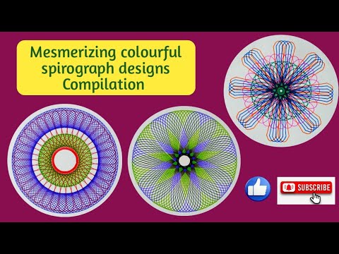 Mesmerizing Colourful Spirograph Designs Youtube
