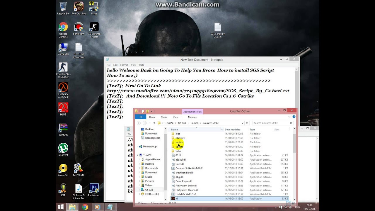 How To Download Sgs Script Cs 1 6 Youtube