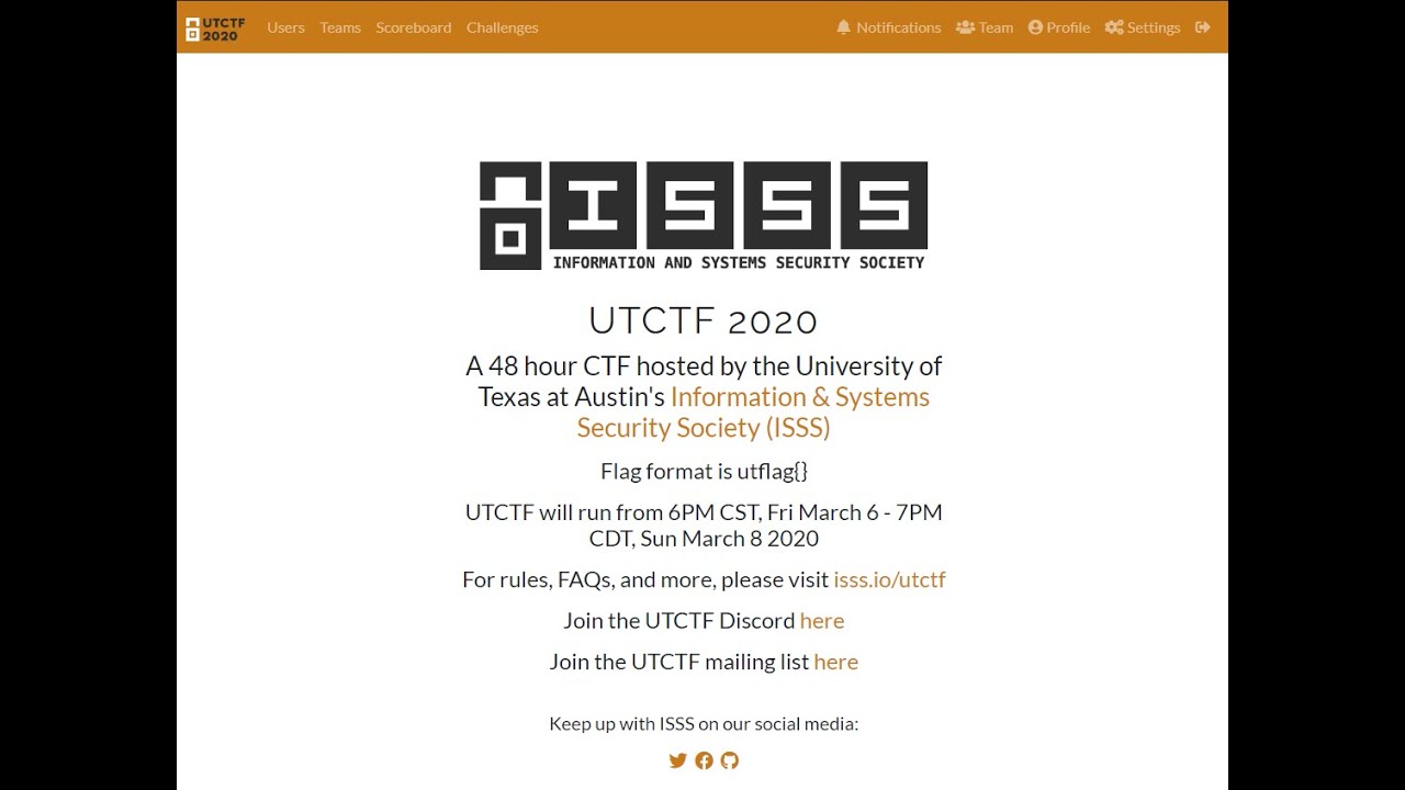 Utctf 2020 Walkthrough Writeup Youtube