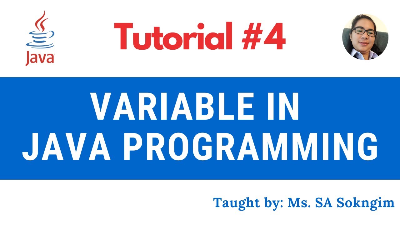 4 Variable In Java Programming Youtube