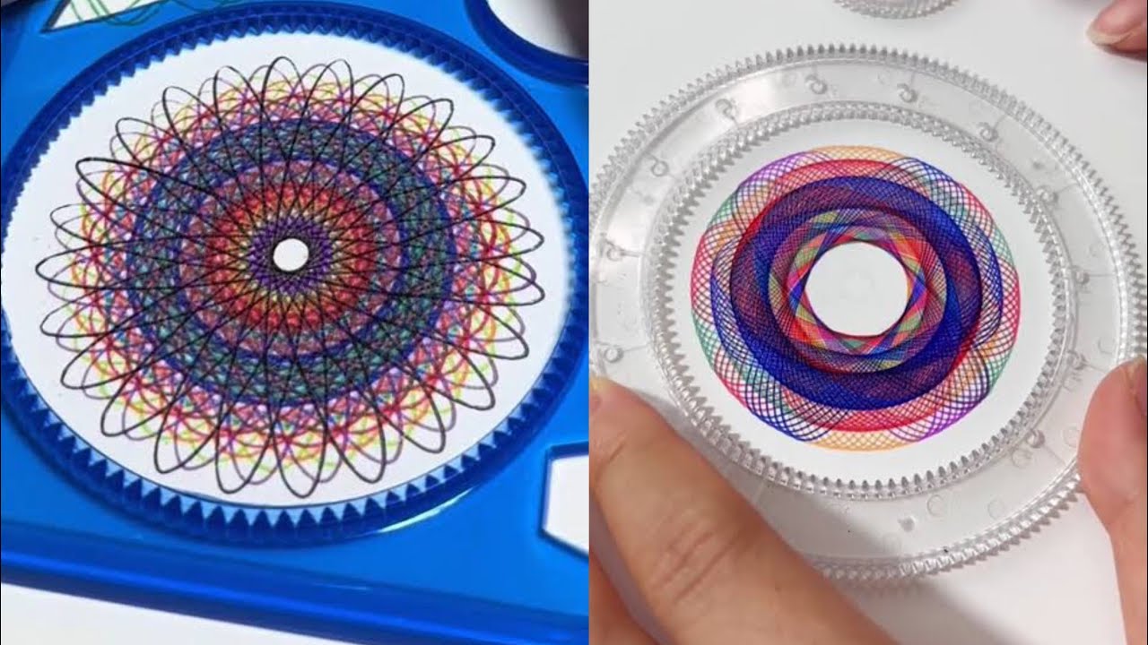 Spirograph Asmr Satisfying Video Spirograph Youtube