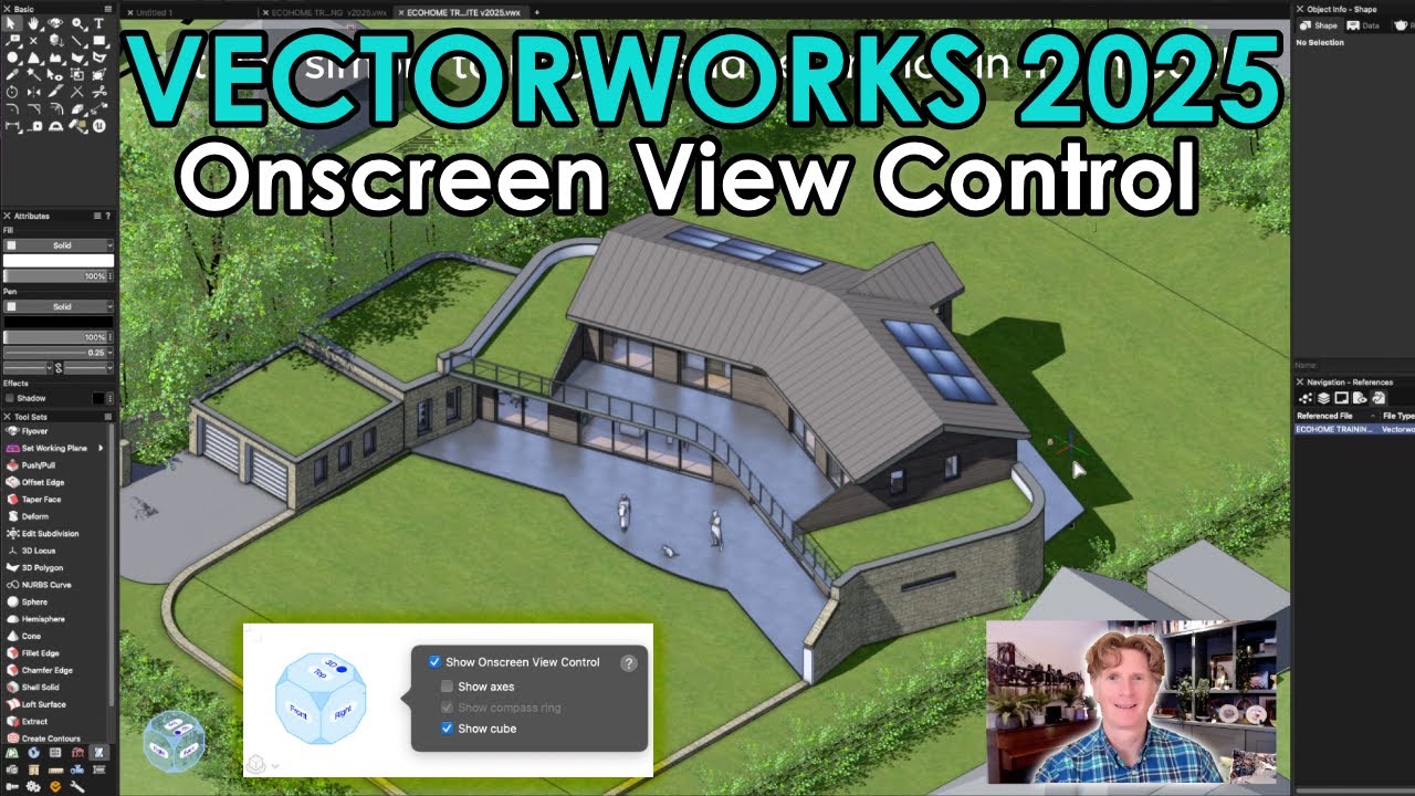Vectorworks 2025 Onscreen View Control Youtube