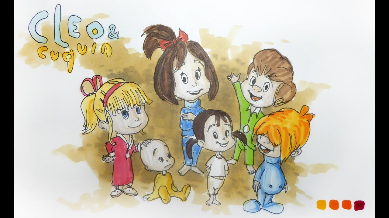 Cartoon Series Nick Jr S Cleo Cuquin Time Lapse Drawing Youtube
