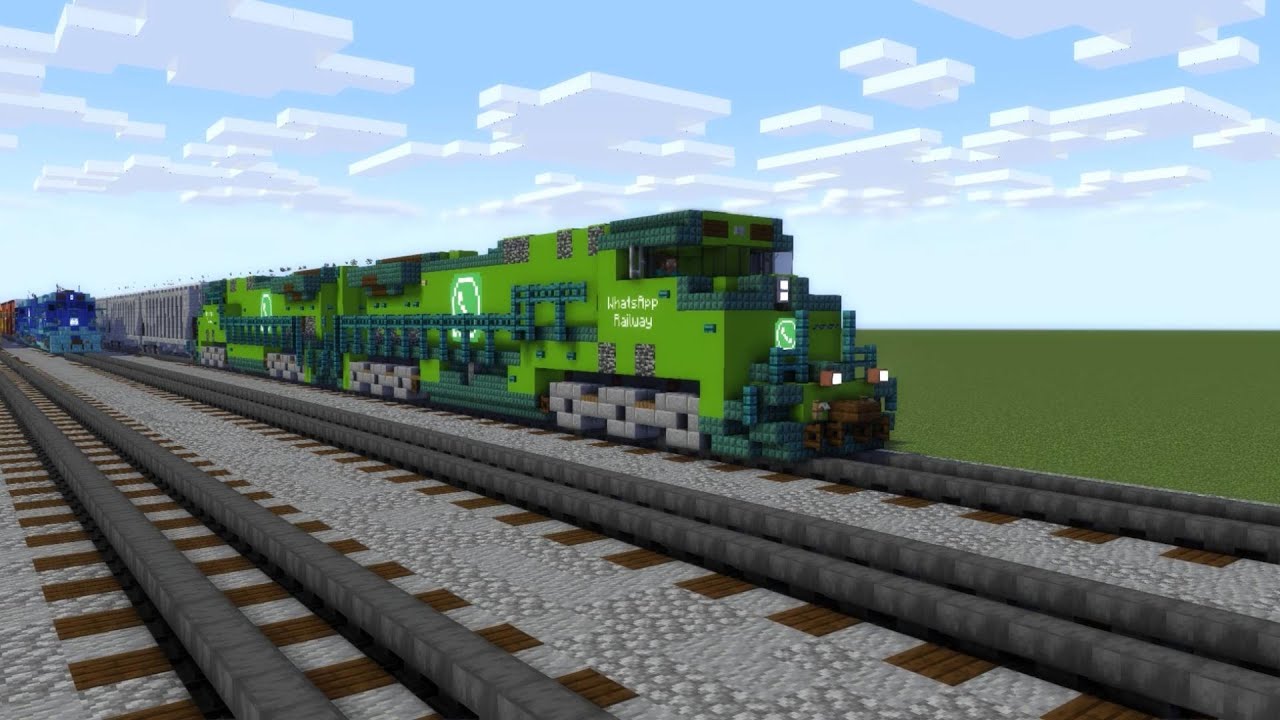 Whatsapp Train In Minecraft Animation Youtube